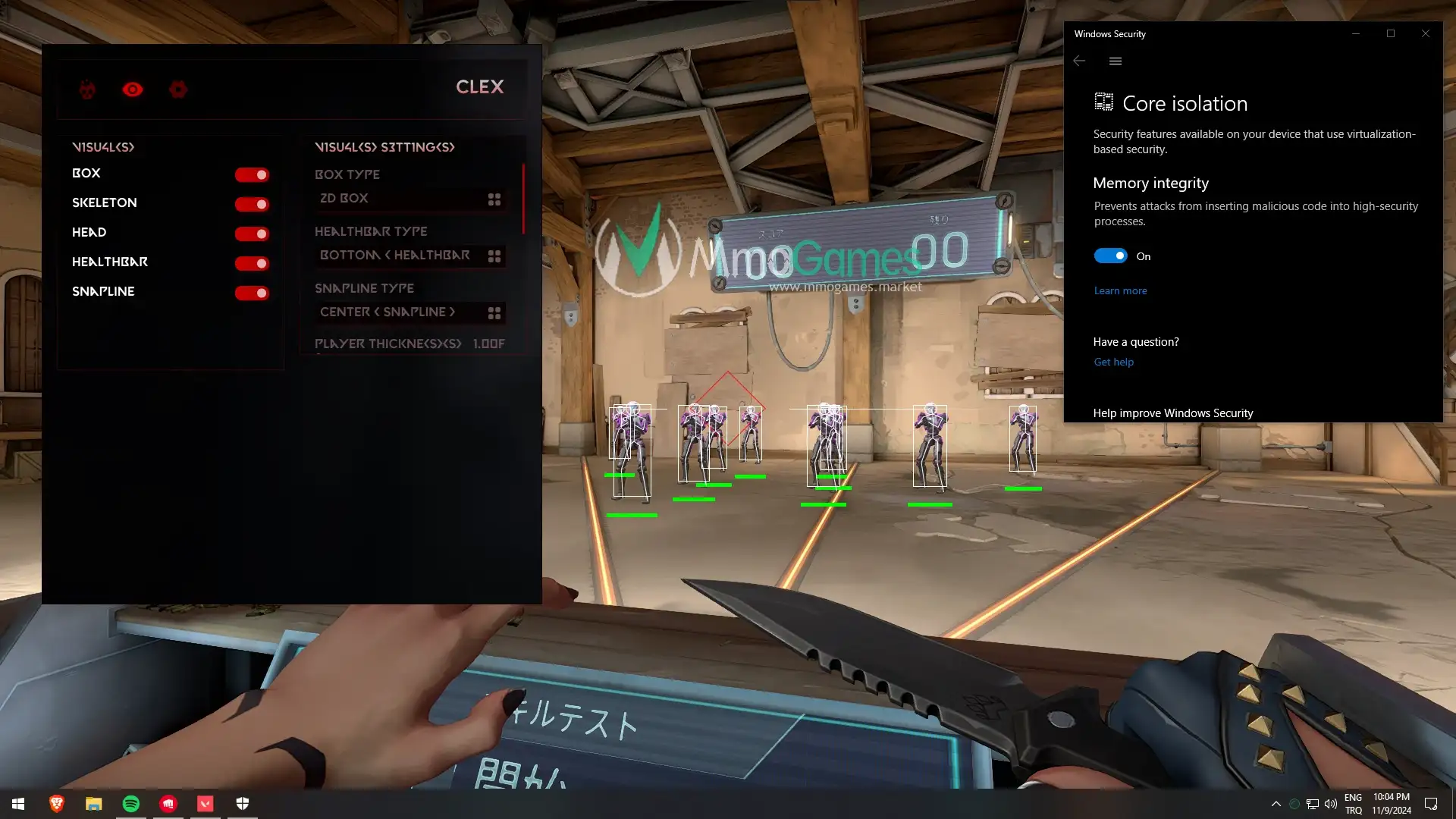 MMOGames.Market - Valorant Hile Satın Al - 7/24 Canlı Destek